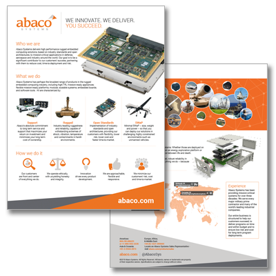 Brochures | Abaco Systems