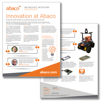 Brochures | Abaco Systems