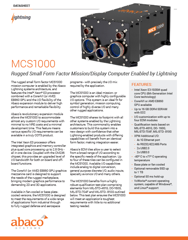 Datasheets | Abaco Systems