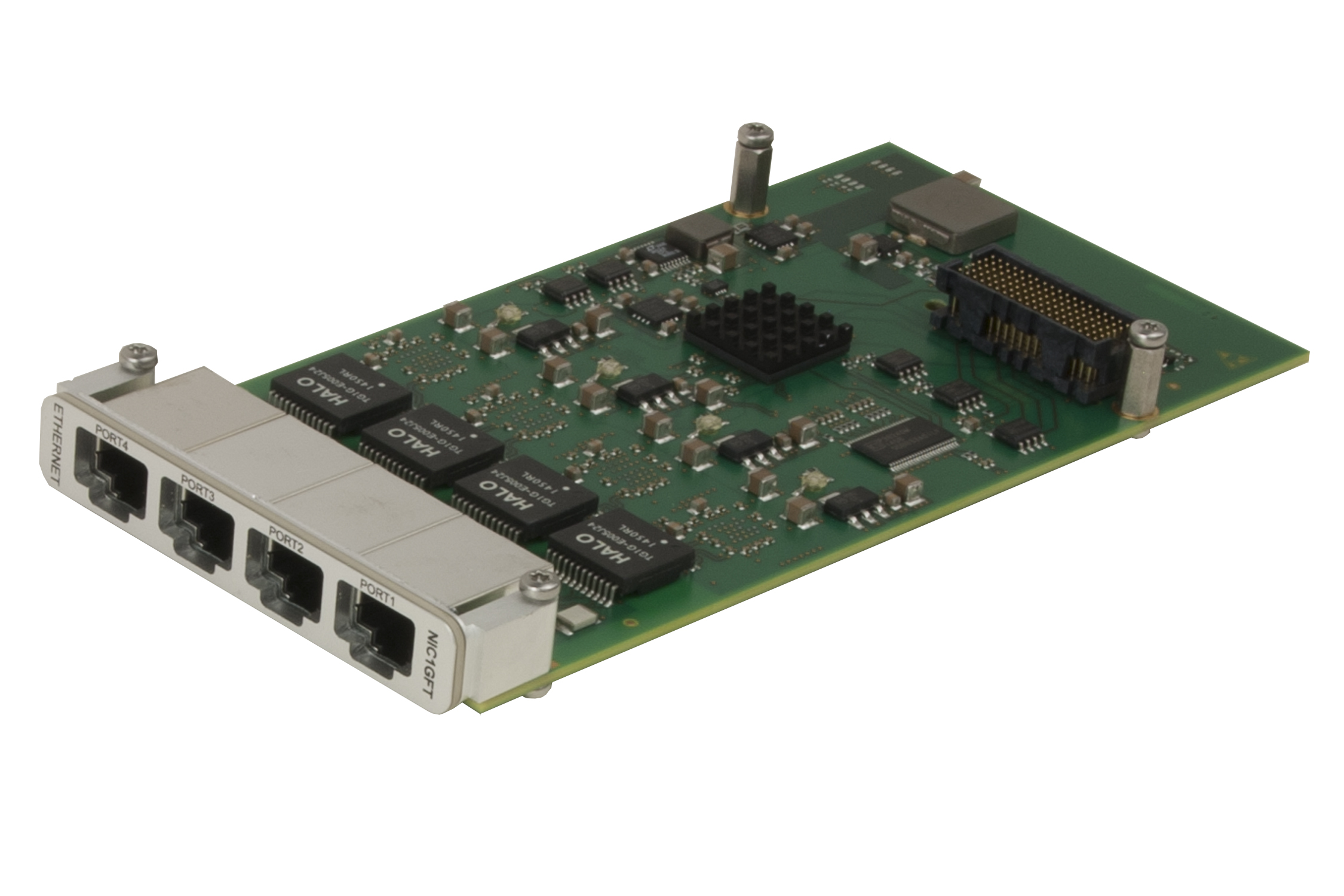 NIC1GFT Quad 10/100/1000BaseT XMC Card with Front I/O NIC1GFT Quad 10/100/1000BaseT XMC Card with Front I/O