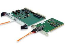 PCI to VME bus adapter with DMA & fiber interface; supports universal 3 ...